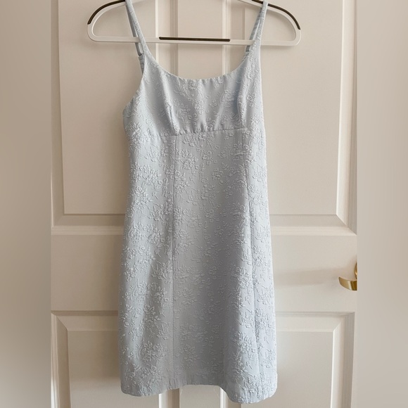 Dresses | Simple Cotton Dress Of Baby Blue Color | Poshmark